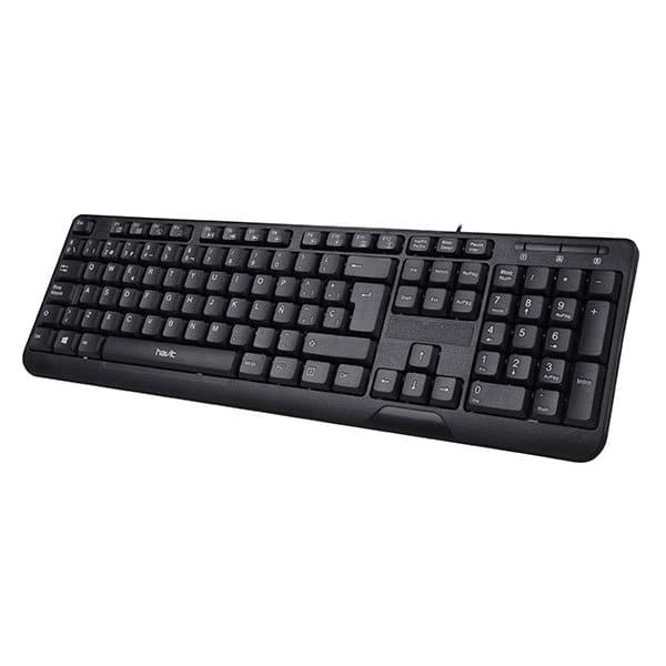Teclado básico con puerto USB HV-KB378 - Havit Spain
